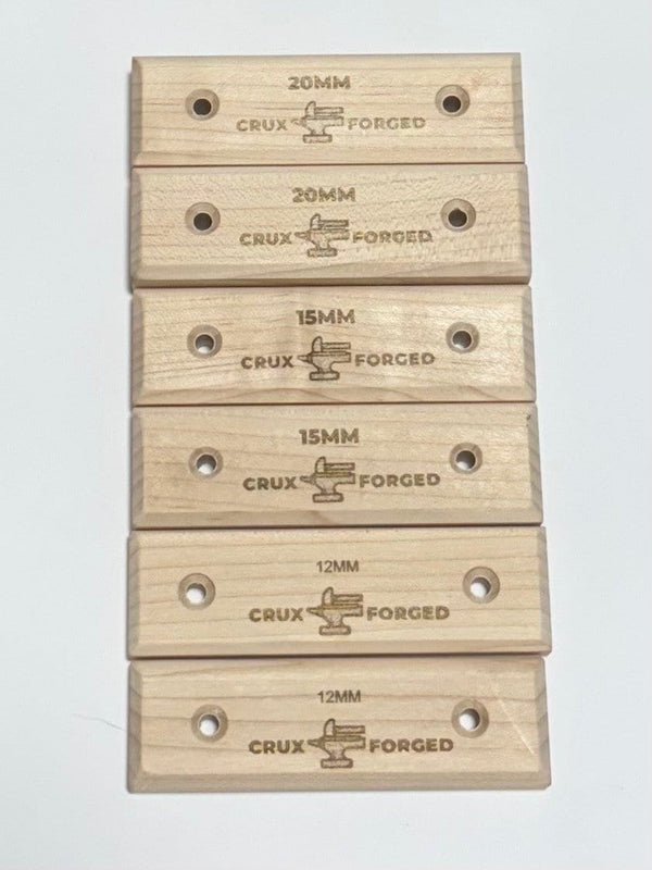 Training Crimp Edge Pairs 6/8/10mm sets or 12/15/20mm sets – Crux ...